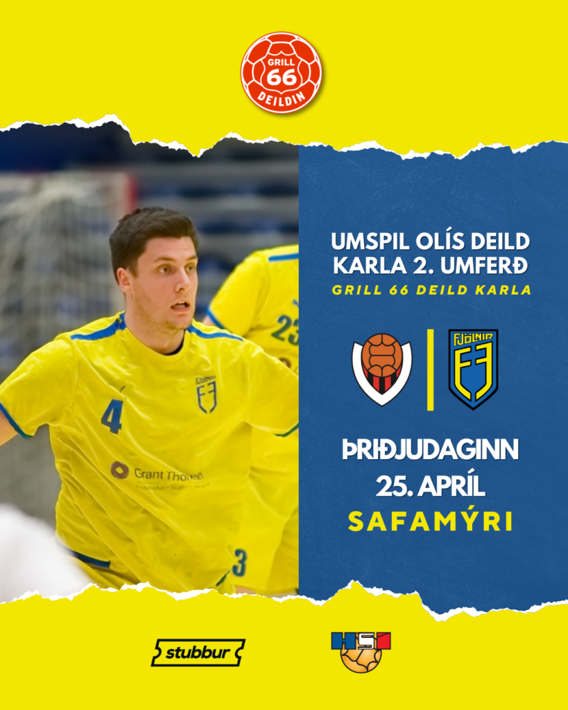 Fjölnir og Víkingur mætast í úrslitum umspils um sæti í Olísdeild karla ...